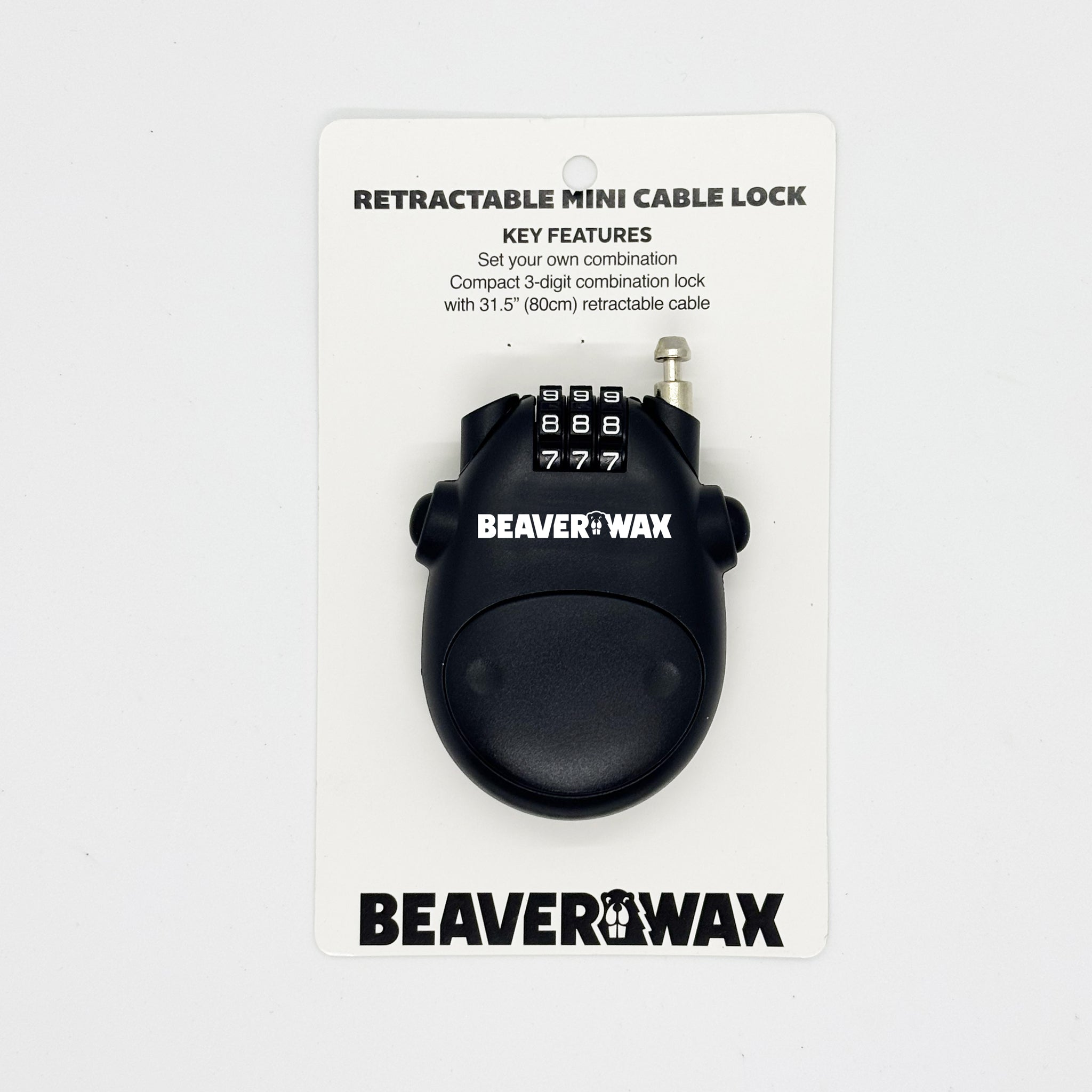 Beaver Mini Cable Lock - Lás fyrir snjóbretti – kuldi